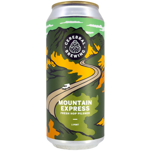 Cerebral Brewing 'Mountain Express' Fresh Hop Pilsner Beer, Colorado ...