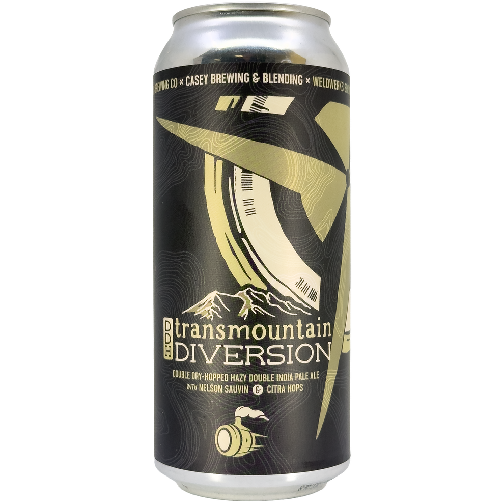 WeldWerks x Casey Brewing 'DDH Transmountain Diversion' Hazy Double IP ...